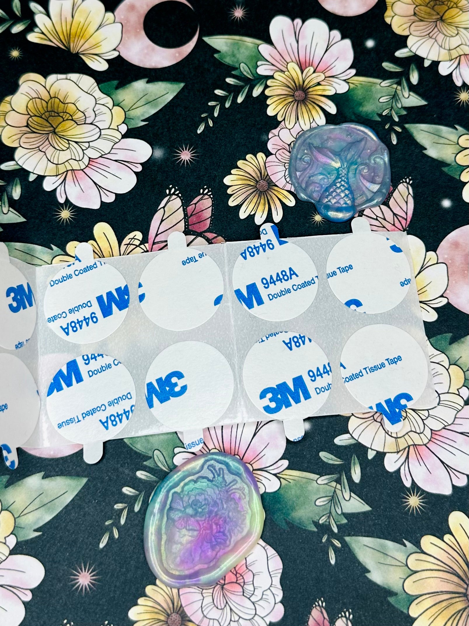 Round 3M Double-Sided Adhesive Backing Stickers– Air Of Secrecy Wax Shop