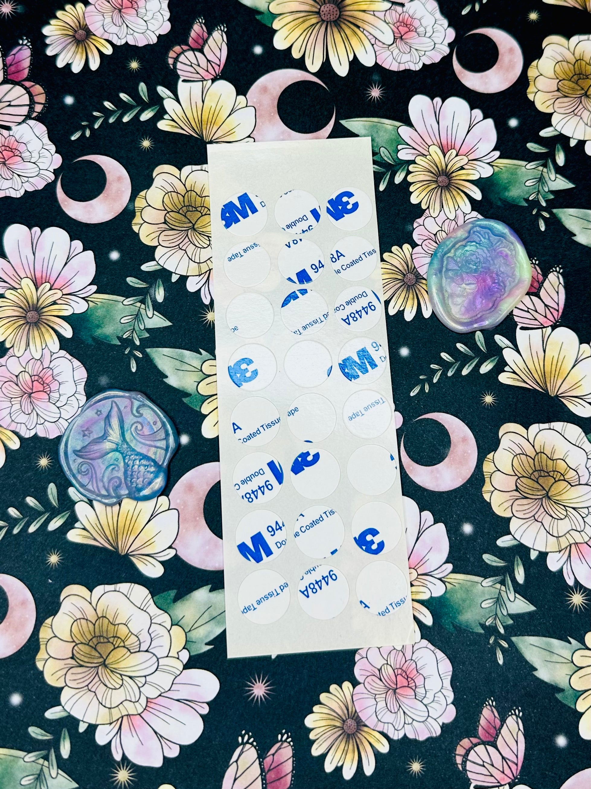 Round 3M Double-Sided Adhesive Backing Stickers– Air Of Secrecy Wax Shop