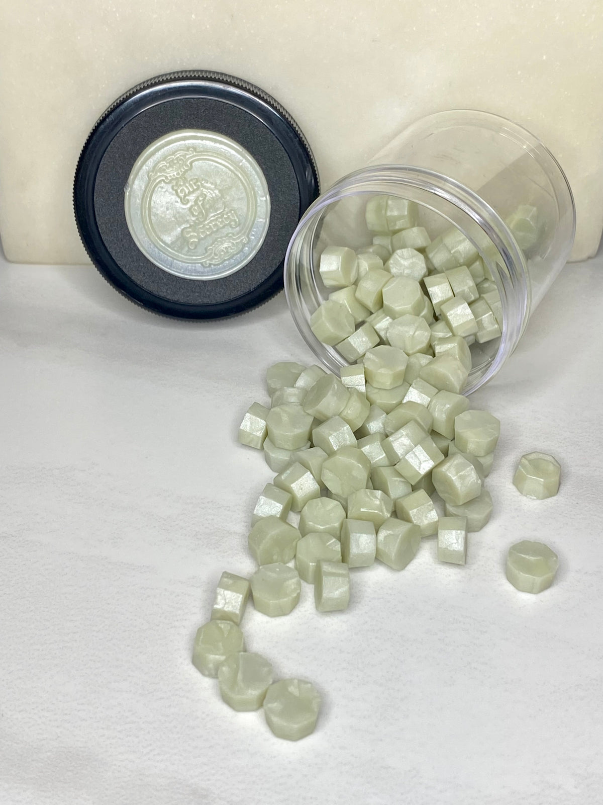 100 Count Meringue White Sealing Wax Beads– Air Of Secrecy Wax Shop