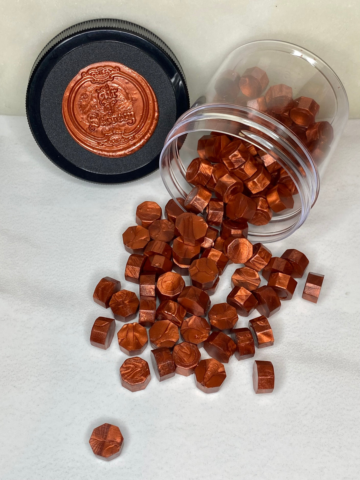 100 Count Rusty Copper Sealing Wax Beads– Air Of Secrecy Wax Shop
